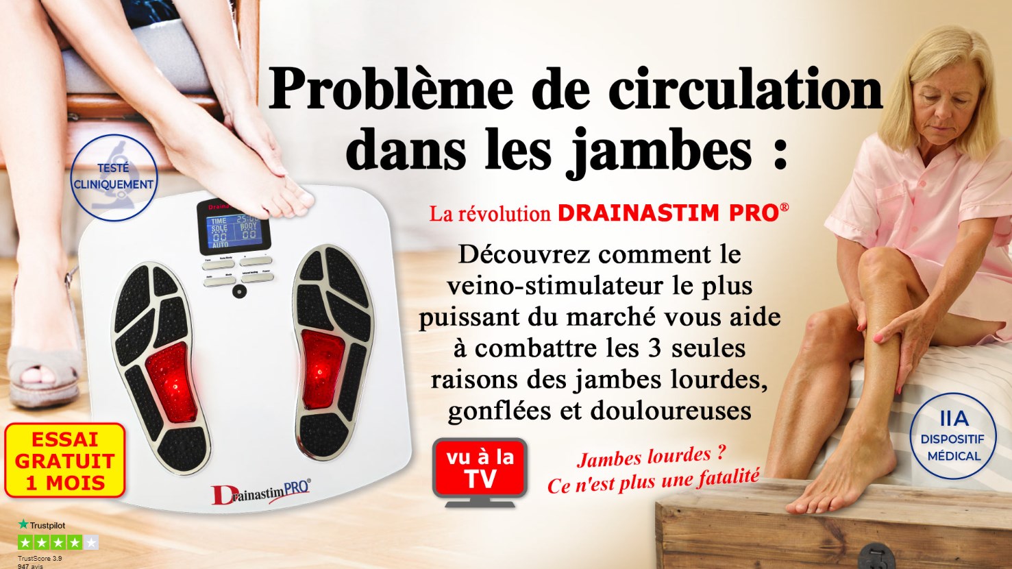 Drainastim Pro Avis : Tout savoir sur l’appareil masseur (2025)